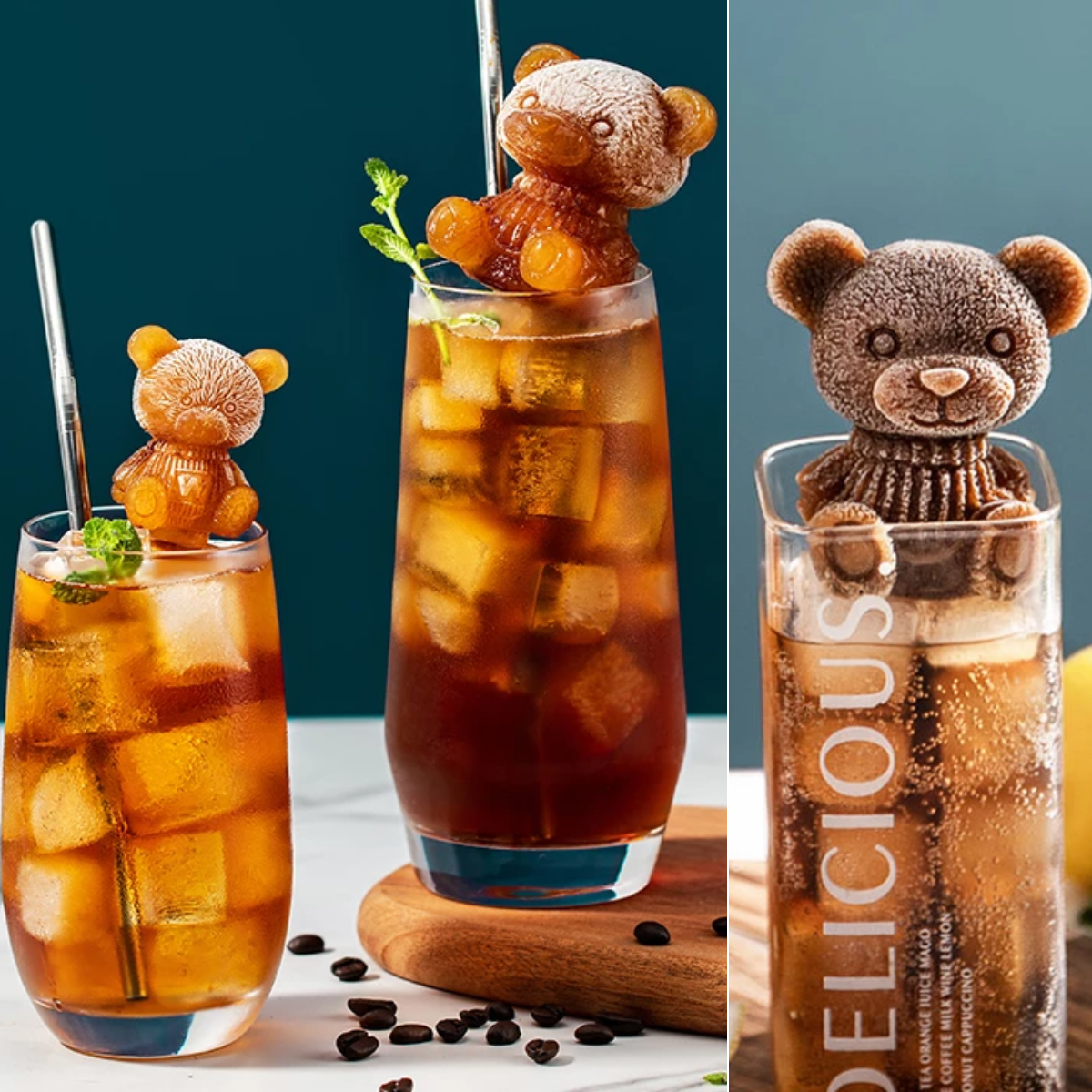 Silicone Teddy Bear Ice Molds – RadWish