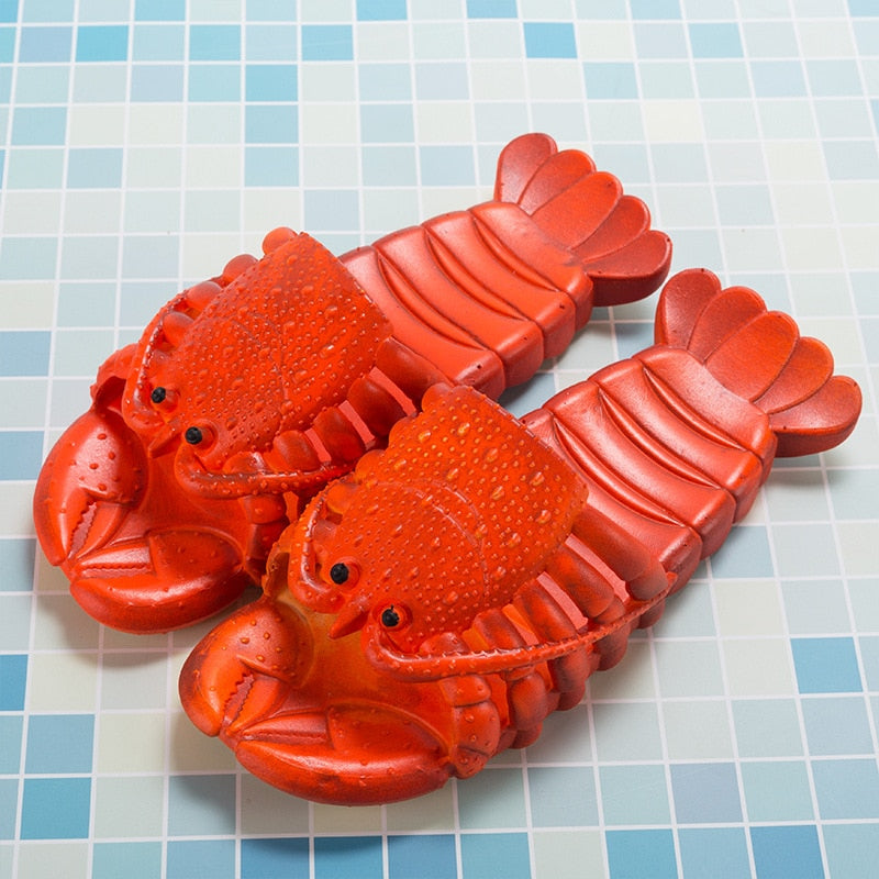 Lobster sandals for women men flip flops house slippers – RadWish