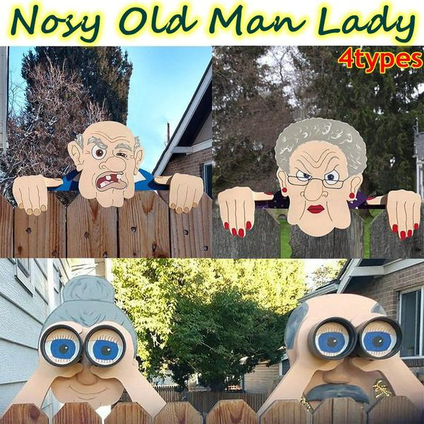 Grumpy Fence Peeker – RadWish